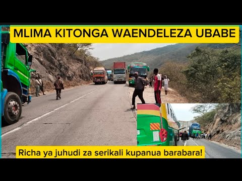 Mlima Kitonga waendelea kuwatesa madereva Tanzania - YouTube