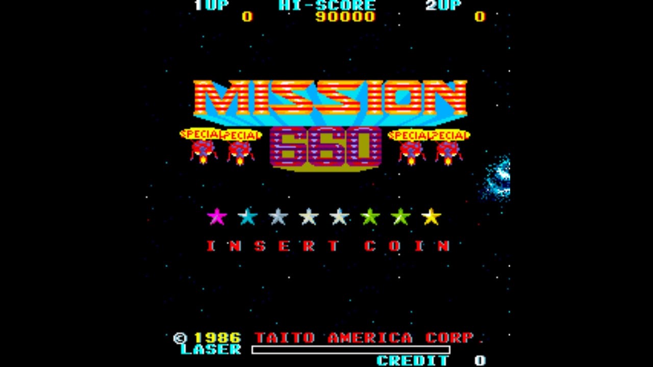 Mission 660 1986 Taito Mame Retro Arcade Games - YouTube