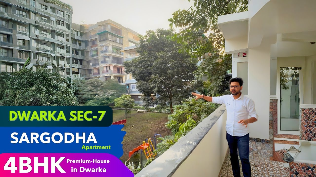 Premium 4BHK for Sale in Dwarka Sector 7 | Sargodha Apartments | Full ...