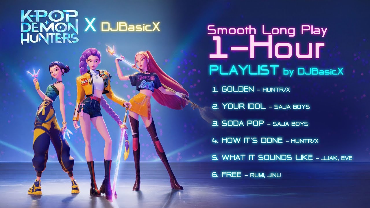 [Playlist] ️ ️🔥🔥 1 Hour Loop | K-Pop Demon Hunters x DJBasicX - YouTube