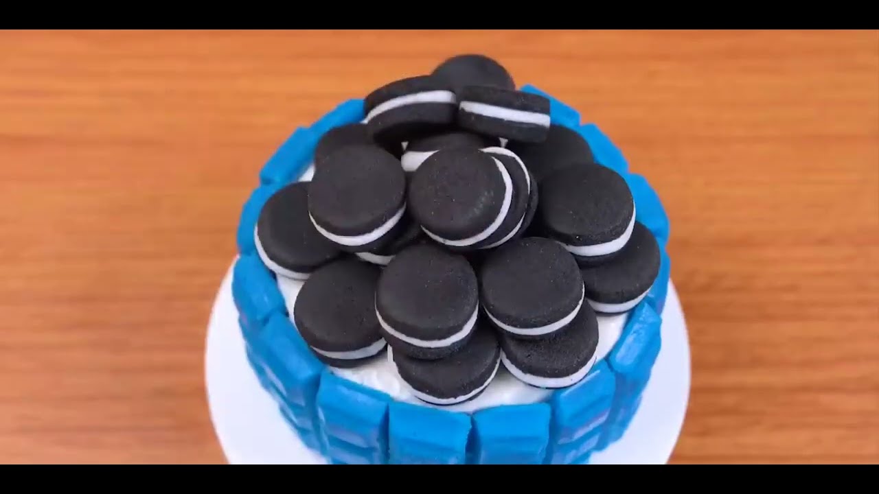 DELICIOUS 😋 BLUE 🔵 OREO 😍 CAKE 🎂😋 IN MINIATURE COOKING - YouTube
