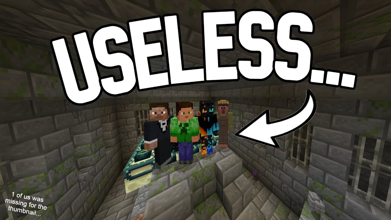5 of the most useless Minecraft players fight the Ender Dragon... - YouTube