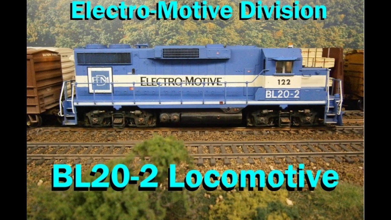 HO EMD BL20-2 Locomotive - YouTube