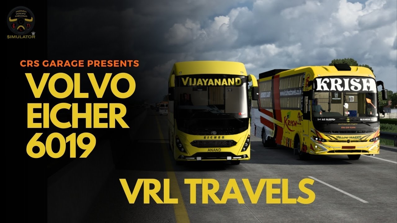 Vrl Travels Volvo Eicher 6019 Ac Sleeper || Bangalore To Vijayawada ...