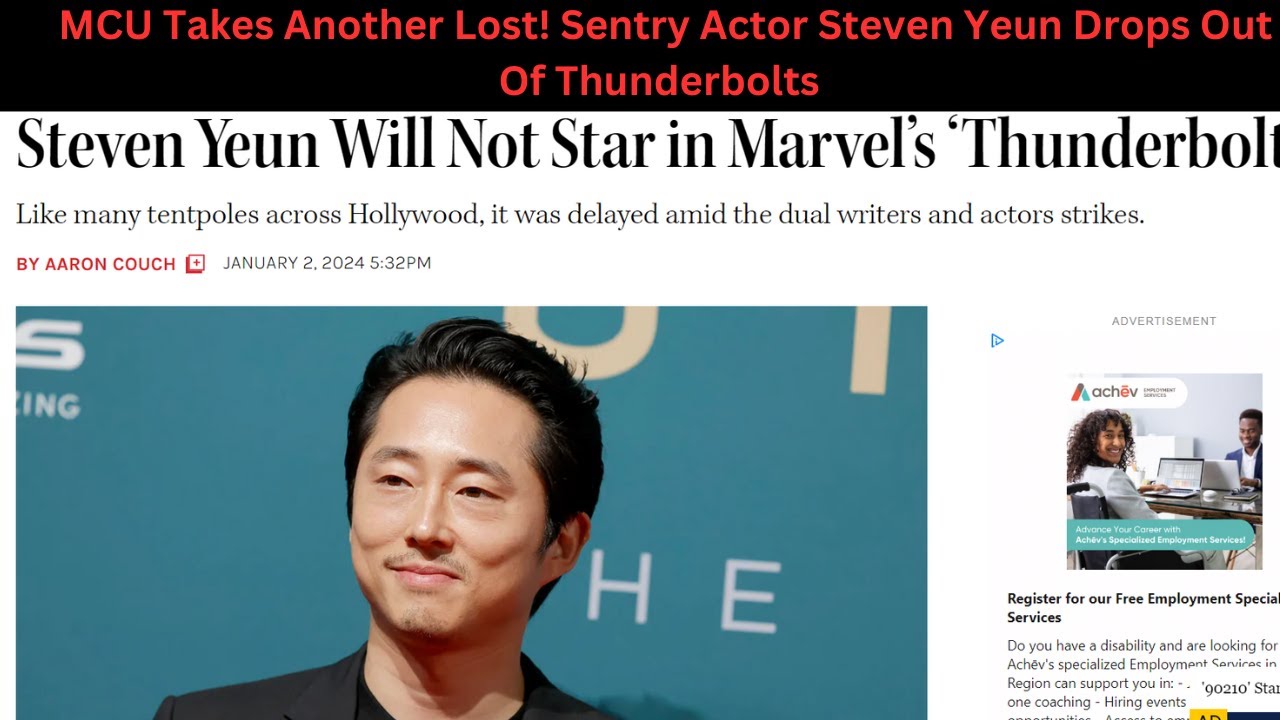 MCU Takes Another Lost! Sentry Actor Steven Yeun Drops Out Off ...