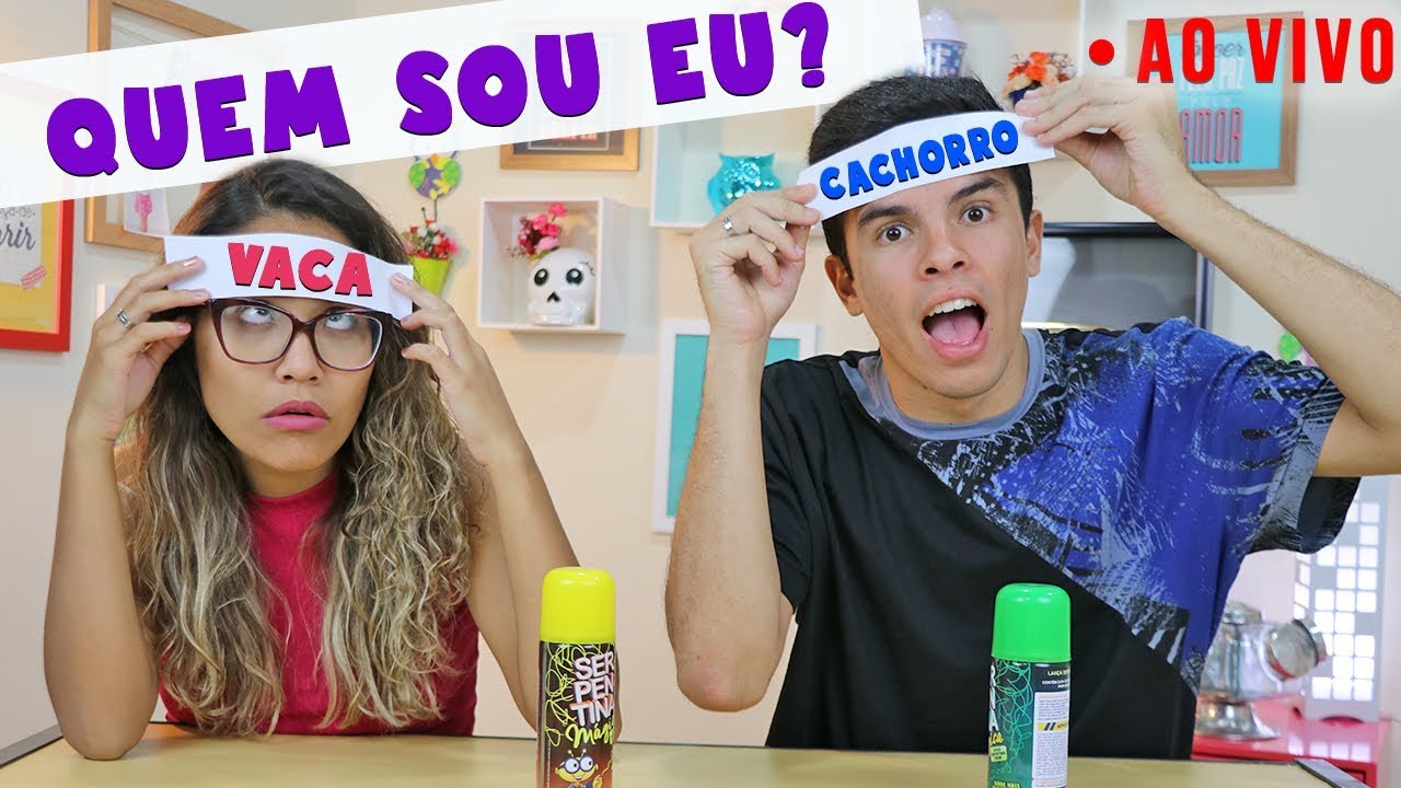 DESAFIO QUEM SOU EU!? - AO VIVO! - KIDS FUN - YouTube