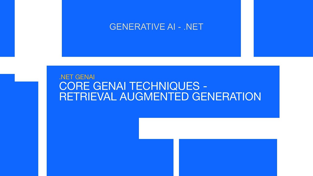 Основные техники GenAI - Retrieval Augmented Generation - YouTube