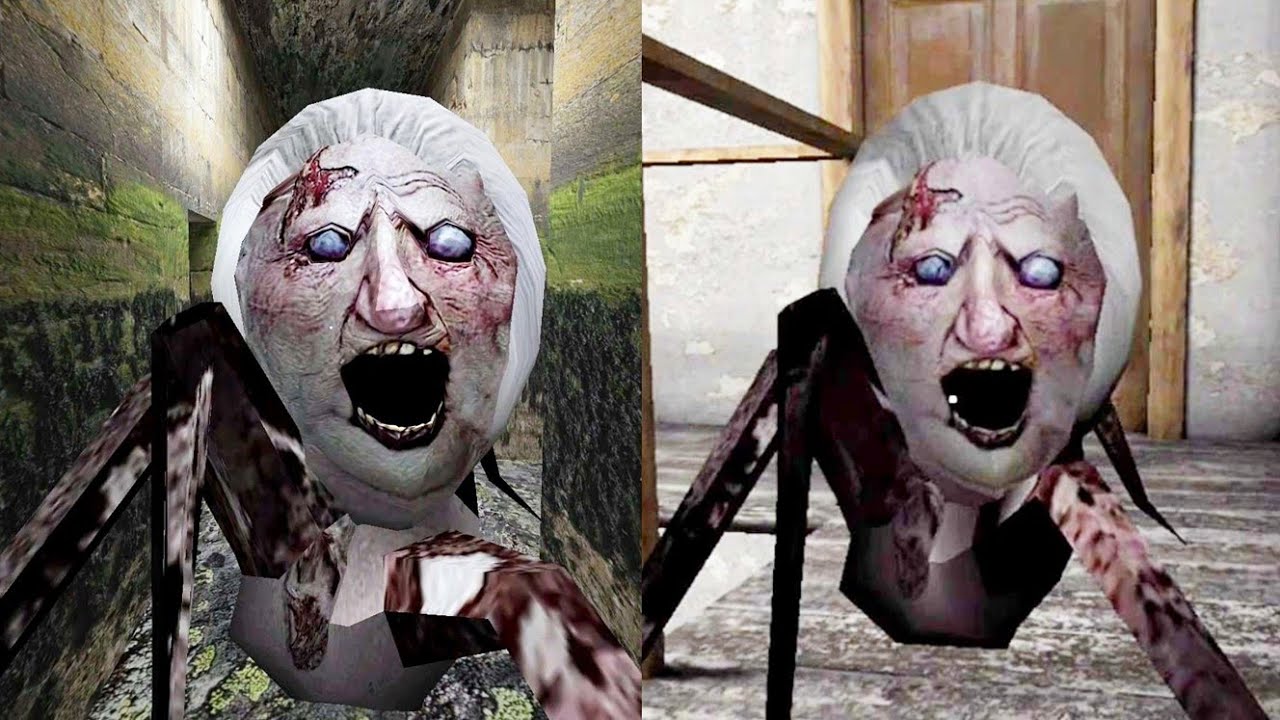 Slendrina's Spider Mom Inside House Vs Slendrina's Spider Mom Inside ...