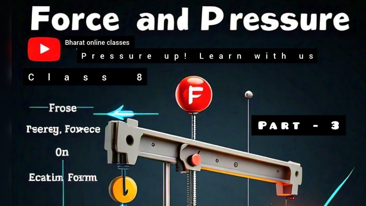 Physics | Force & Pressure | Class 8 | Part 3 | NCERT | CBSE | - YouTube