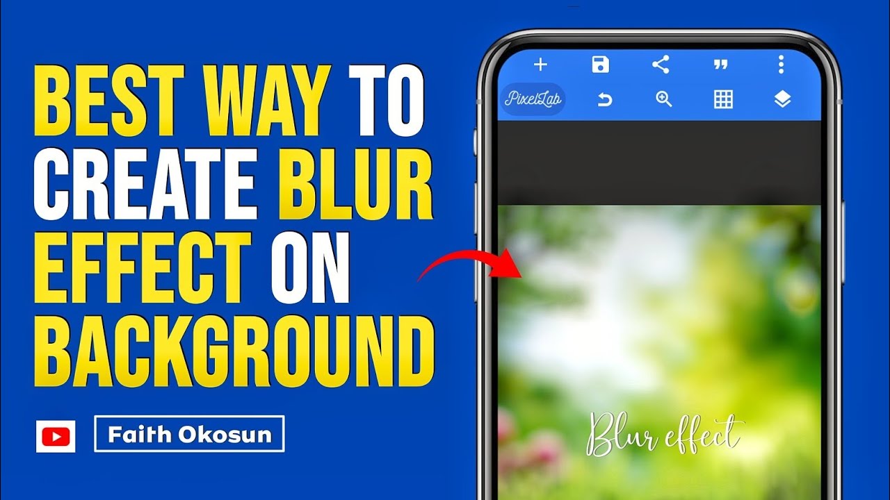 HOW TO CREATE BLUR EFFECT ON YOUR BACKGROUND USING YOUR SMARTPHONE I ...