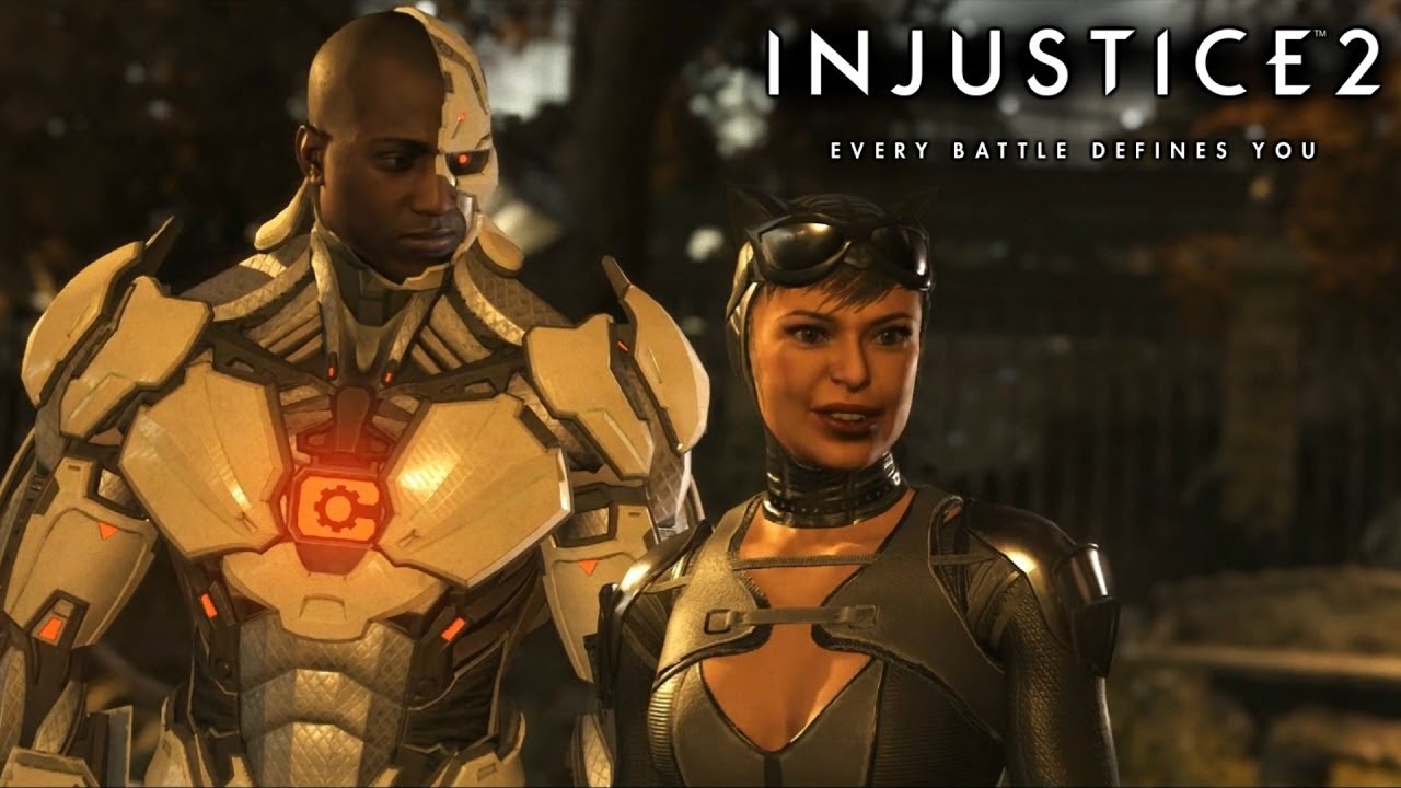 INJUSTICE 2 - PART 7 (BREAKING & ENTERING) CYBORG AND CATWOMAN - YouTube