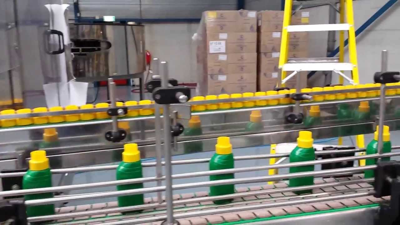High speed filling line - YouTube