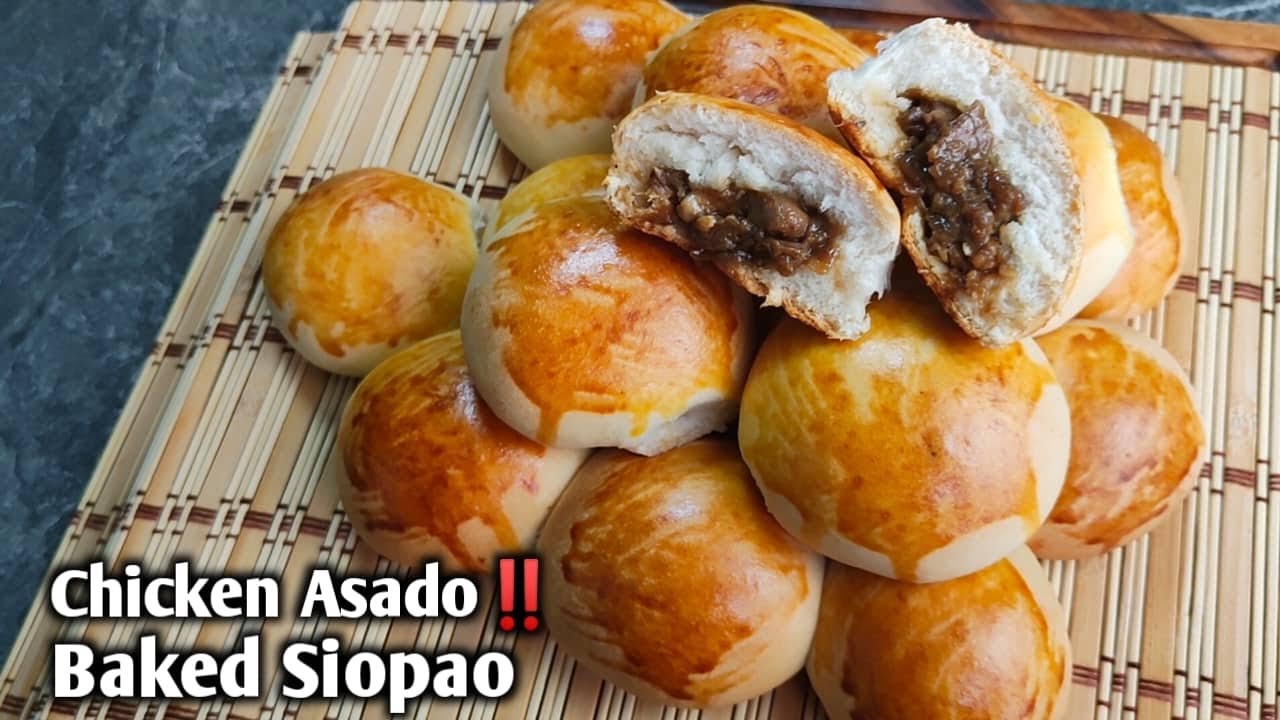 Chicken Asado Baked Siopao by mhelchoice Madiskarteng Nanay - YouTube