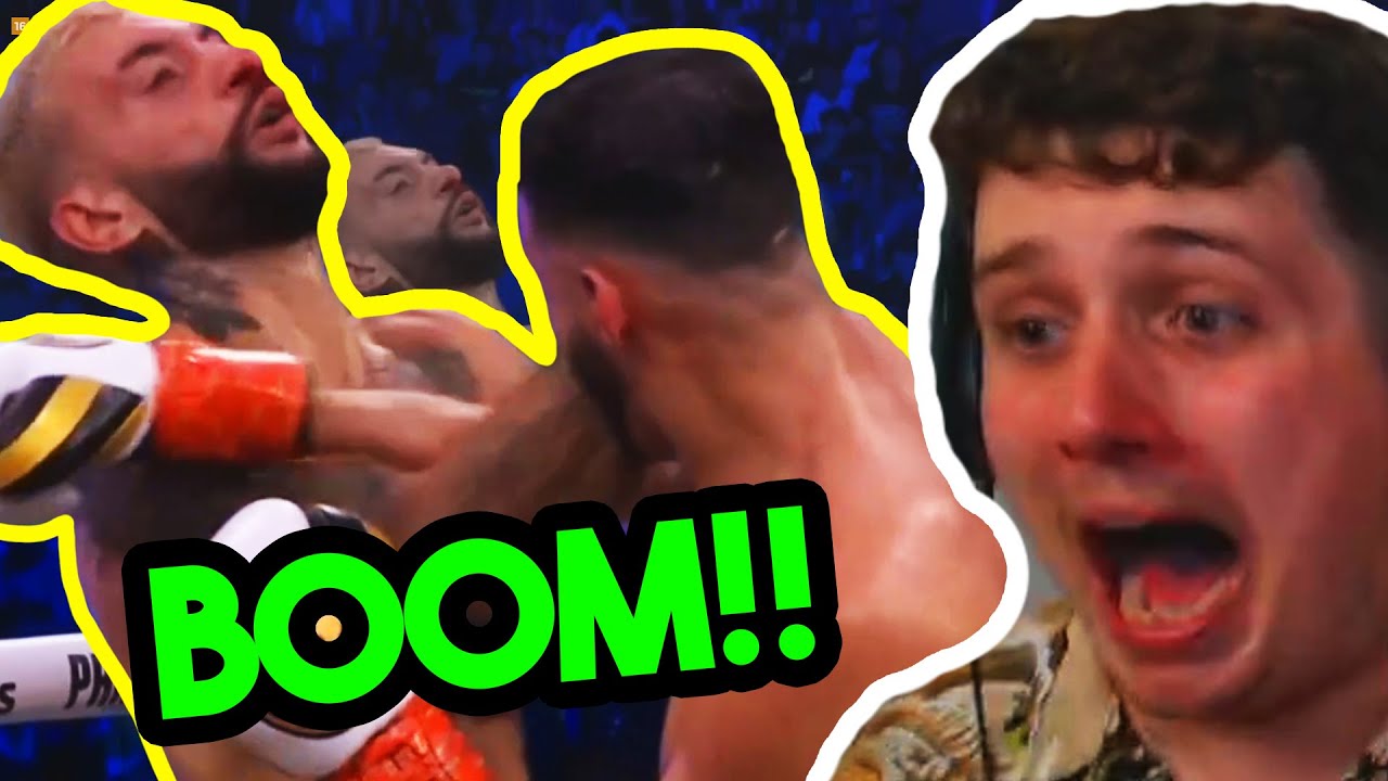 SLIM KNOCKS OUT FAZE TEMPER!!!! FULL FIGHT!! [Full Reaction] - YouTube