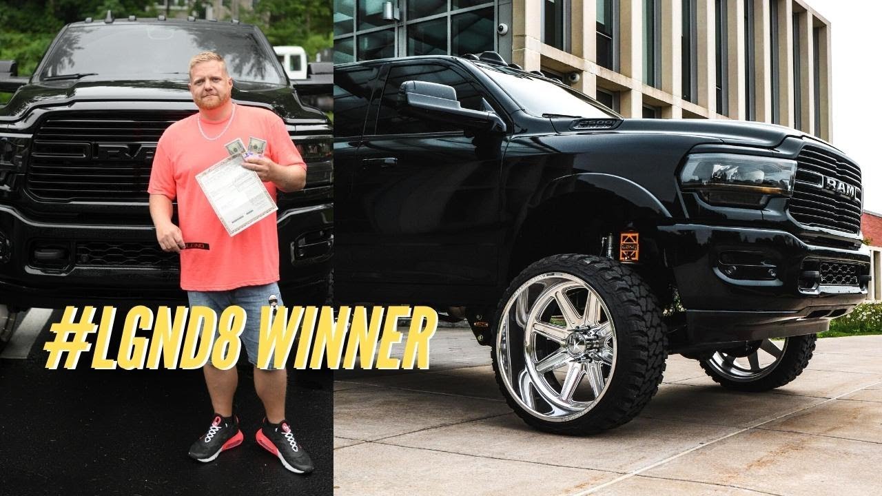 HE WON OUR BAGGED CUMMINS FOR ONLY $100?? | #LGND8 WINNER VLOG - YouTube