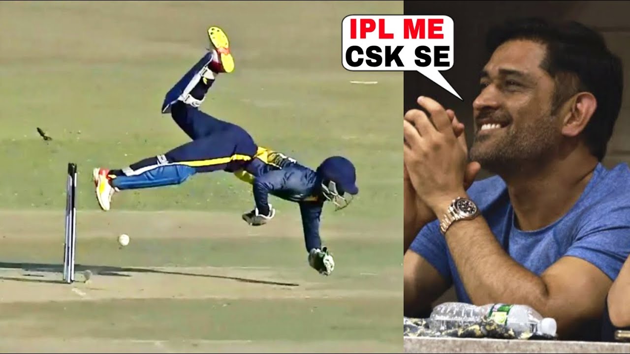 After watching Arjun Saud amazing wicket keeping MS Dhoni Invited him ...