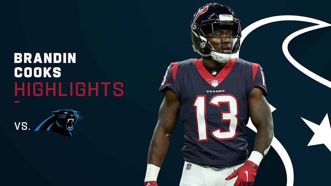 Every Brandin Cooks Catch from 112-yard Night vs. Panthers | Week 3 ...