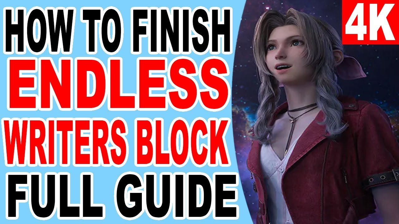 FF7 Rebirth How to Finish Escape from Endless Writer's Block Side Quest ...