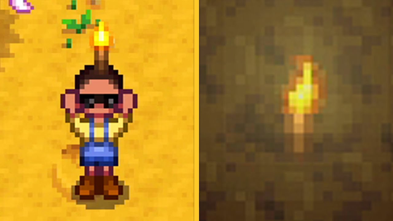 How To Make And Use A Torch - Stardew Valley - YouTube