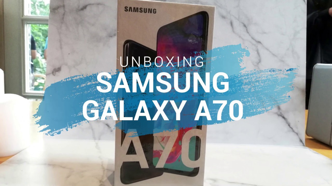 UNBOXING Samsung Galaxy A70 Indonesia - YouTube