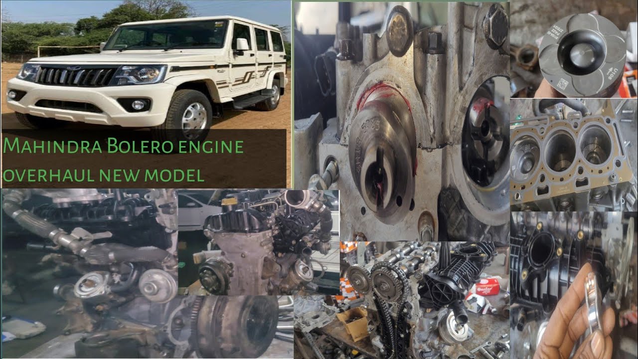 Mahindra Bolero 3 cylinder engine overhaul #new model - YouTube