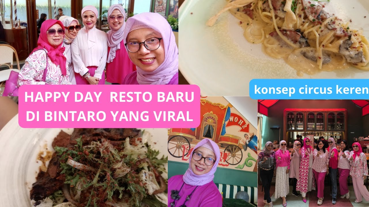 HAPPY DAY RESTO BARU YANG VIRAL DI BINTARO - YouTube