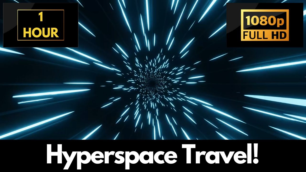 Hyperspace Laser Tunnel – 1 HOUR LOOP Satisfying Background Video ...