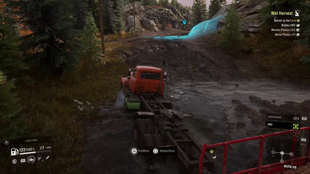 SnowRunner - Delivering Bricks -PS4 - YouTube