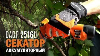 Секатор аккумуляторный DAEWOO DAGP 2516Li SET с АКБ 3 Ач и ЗУ: купить в ...