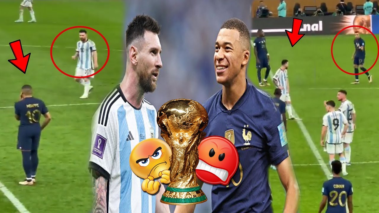¡INÉDITO! EL PIQUE de MESSI y MBAPPÉ CELEBRANDO los GOLES en LA FINAL ...