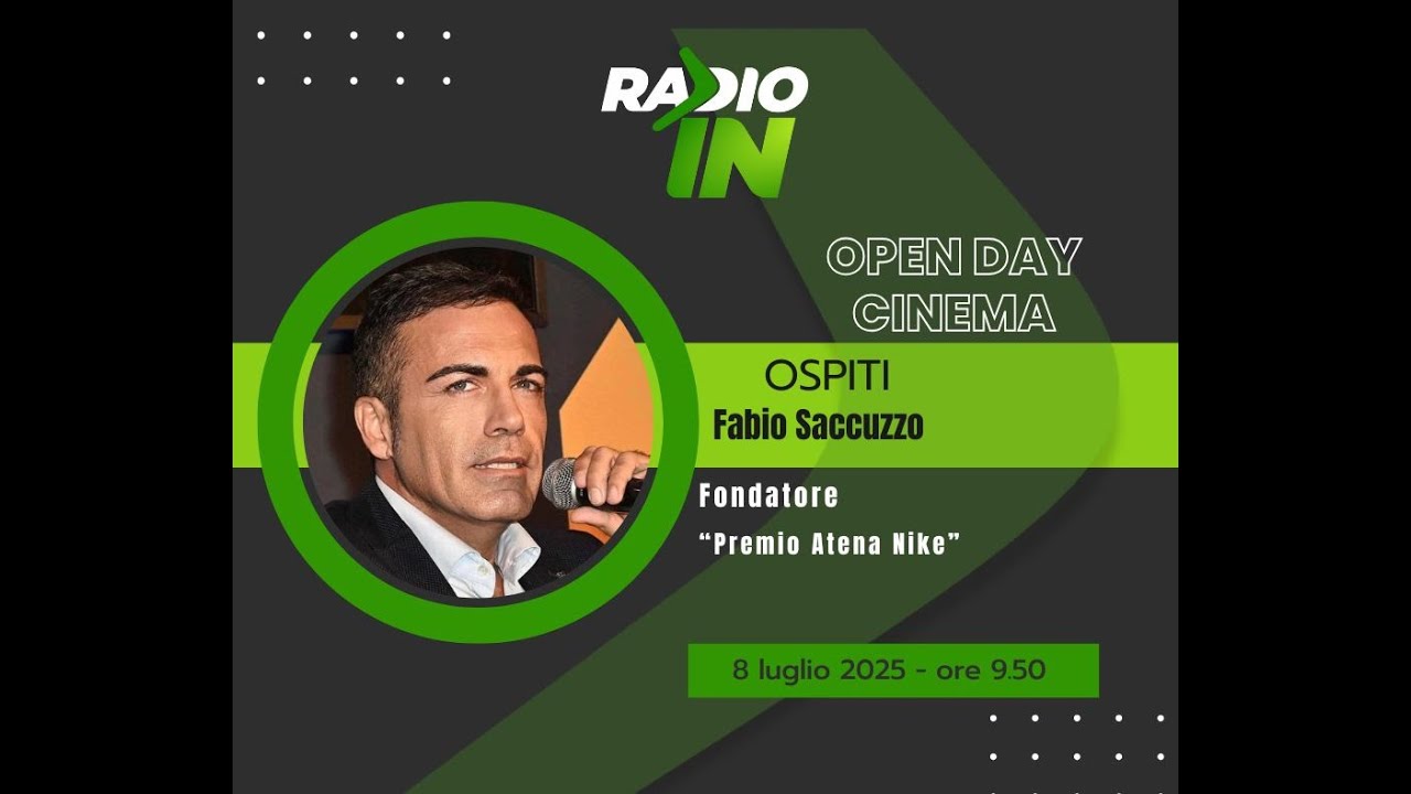 Fabio Saccuzzo - Premio Atena Nike - 2025 - radio In - YouTube