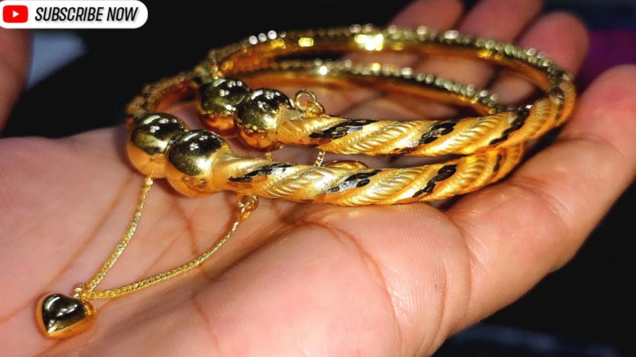 gold kangan design with weight and price | multani gold bangles | sone ...