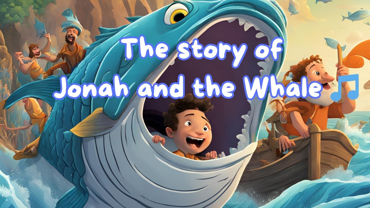 Jonah and the Big Whale - Bible story song and bible song for kids ...