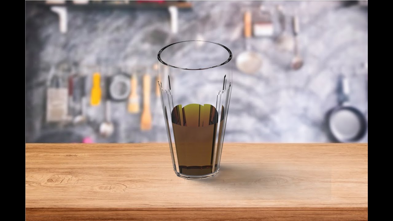 Modelado y render de un vaso en SolidWorks - YouTube