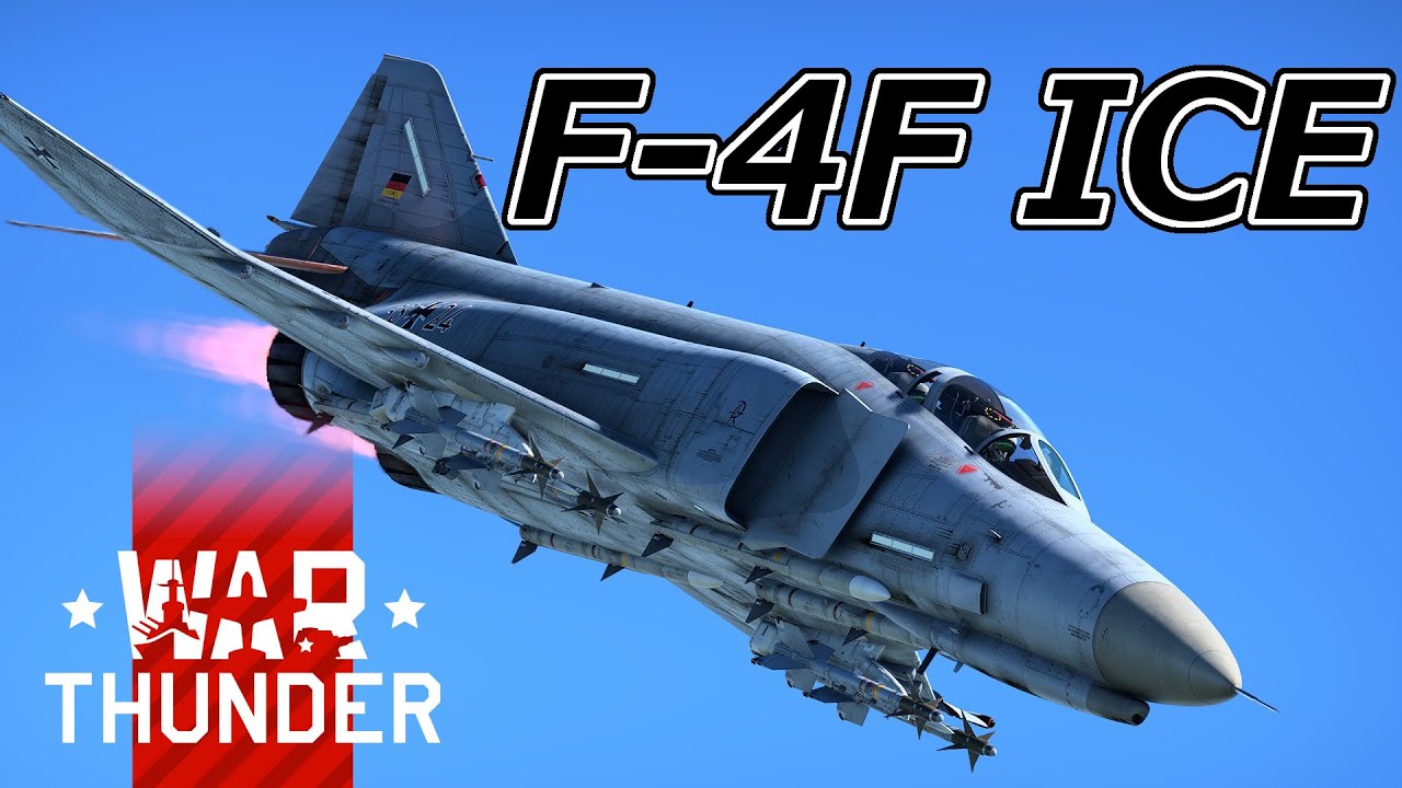 【WarThunder RB/CoeFont実況】F-4F KWS LV (ICE) 自作スキンじゃないけどWarThunder part ...