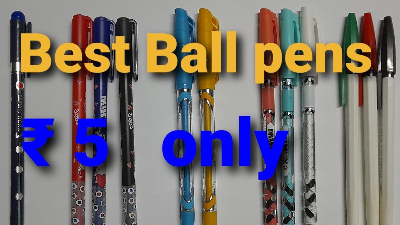 Best Ball pens at Rs 5 - YouTube