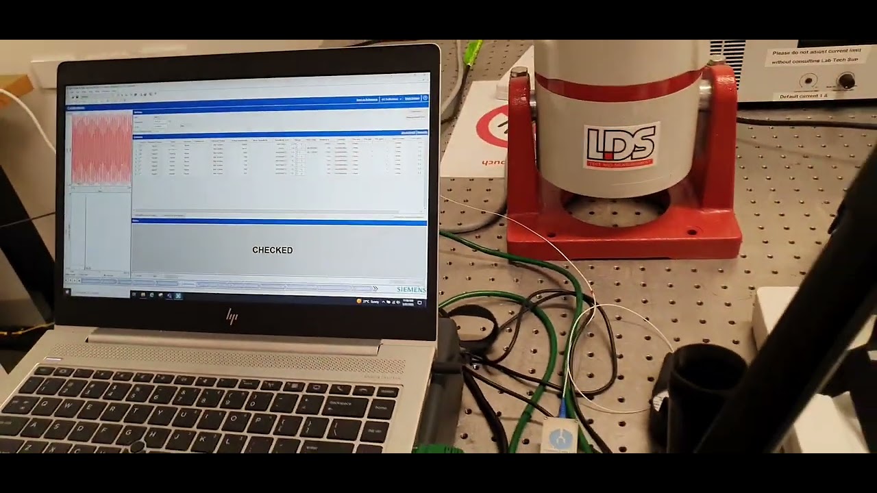 UTS Tech Lab Vibration Lab Transducer calibration using Simcenter Calibration workbook - YouTube