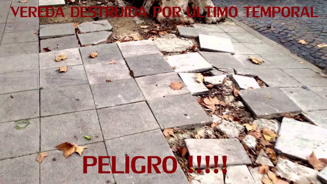 Veredas rotas destruidas Ciudad de Buenos Aires CABA - Gobierno / Macri ...