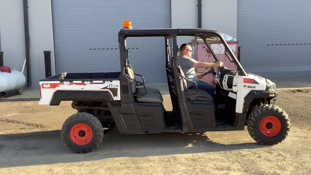 2016 Bobcat 6 Seater UTV 4x4 3400XL Diesel - YouTube