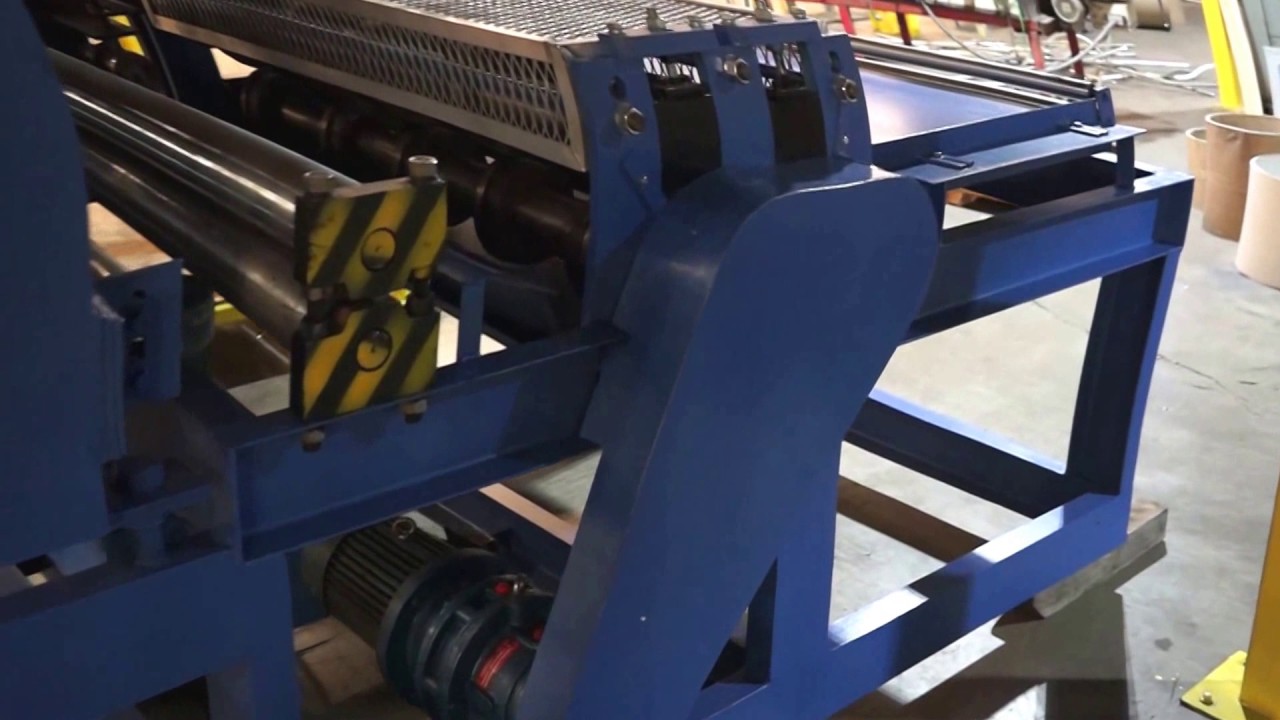 Metal Coil Blanking Line - YouTube
