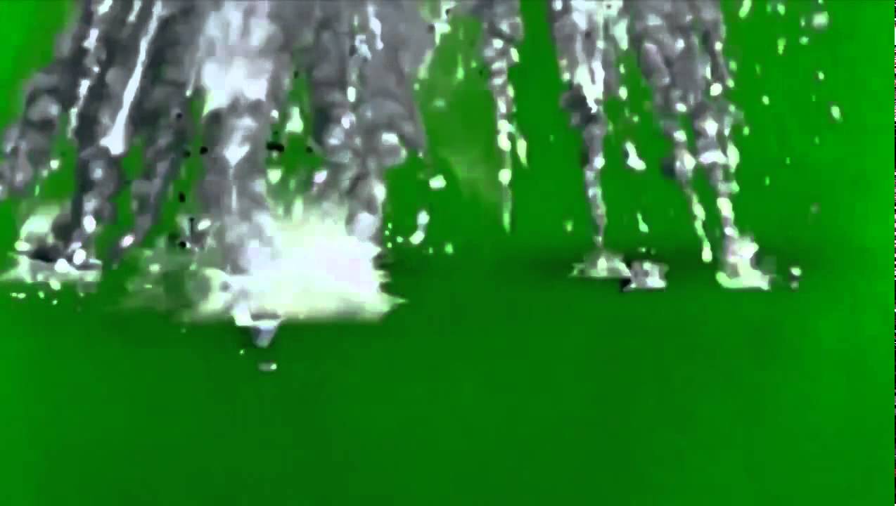 Green Screen Ice Falls on Ground Hollywood Scene - YouTube