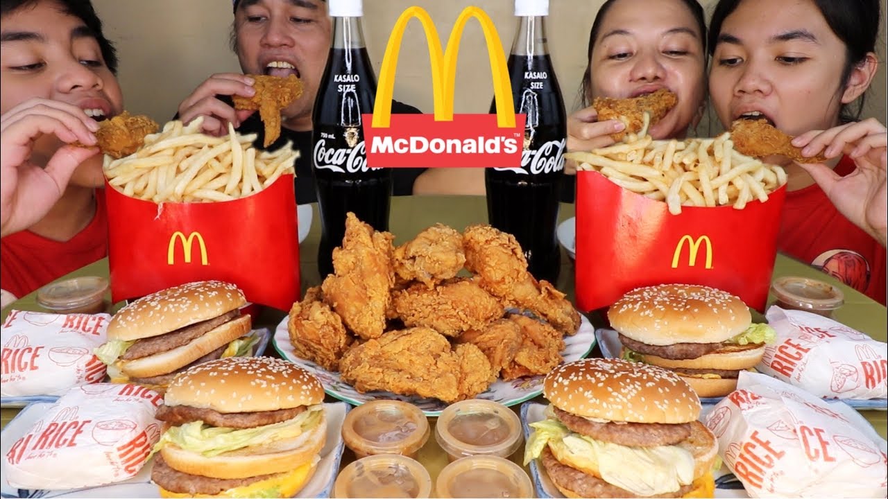 McDonalds BFF Bundle,1Bucket Mc Chicken,4 BigMac Hamburger,Big French ...