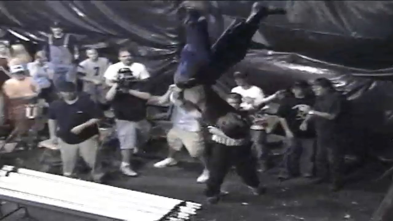 WRESTLER GETS CHUCKED OFF BALCONY THROUGH GLASS!-"Sick" Nick Mondo's ...