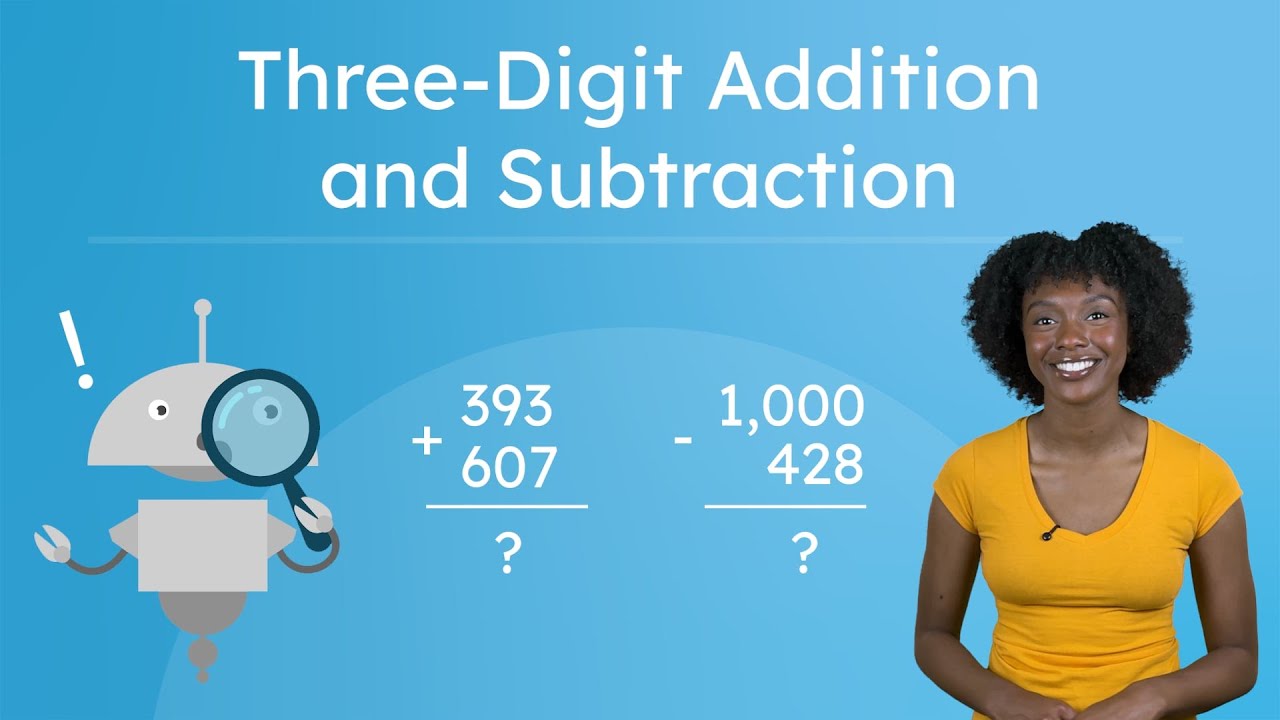 Three-Digit Addition and Subtraction - Regrouping Across Place Values ...