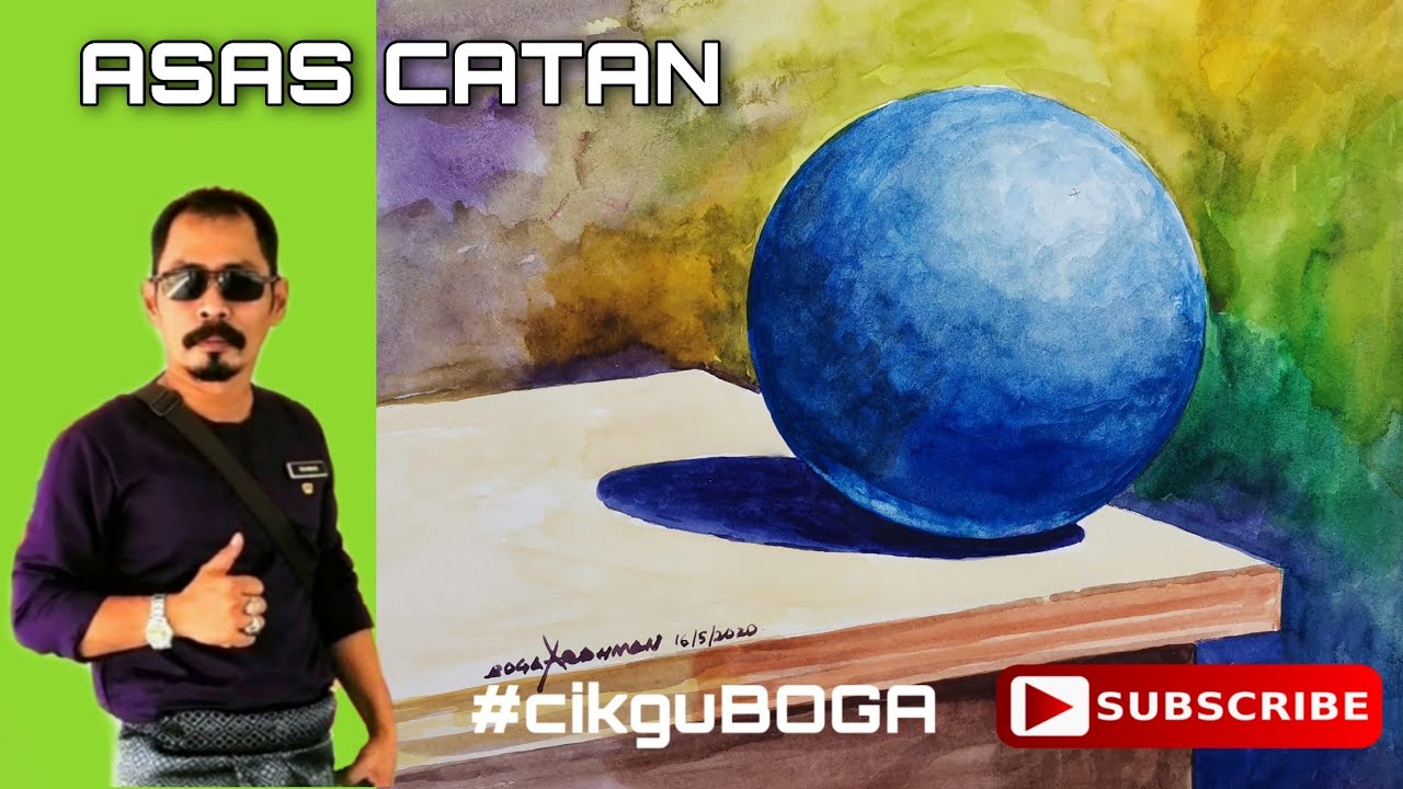 Cara Menggambar Alam Benda | Basic Still Life Painting - YouTube