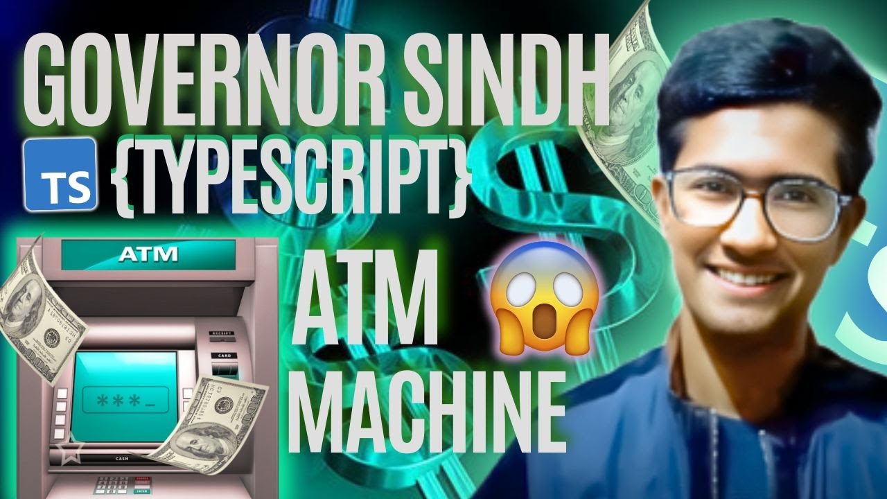 Governor Sindh Typescript Atm Machine By Digital Services Ramadan
