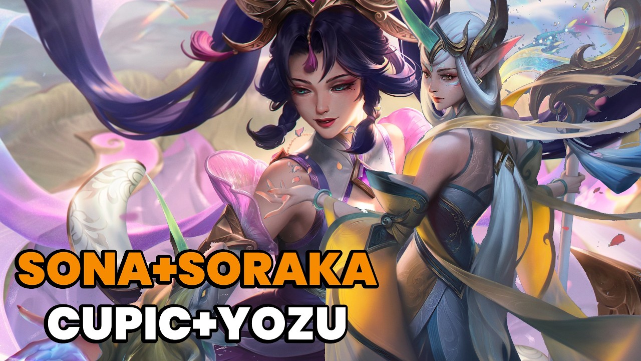 YOZU+CUPIC HEAL EUW! DOUBLE HEALER BOT! - YouTube