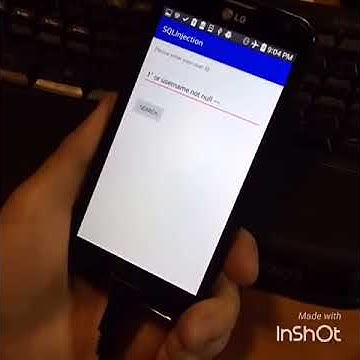 SQL injection demo with Android and SQLite - YouTube