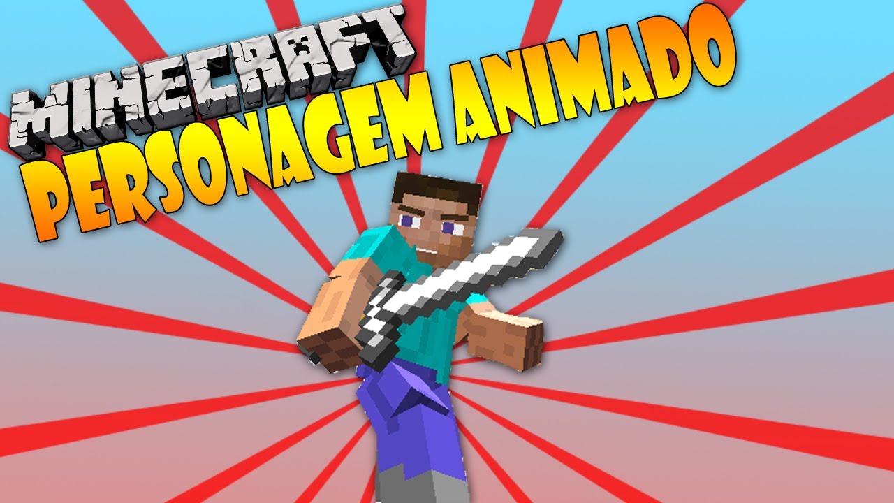 Minecraft Mod: Animated Player (Personagem Animado) - YouTube