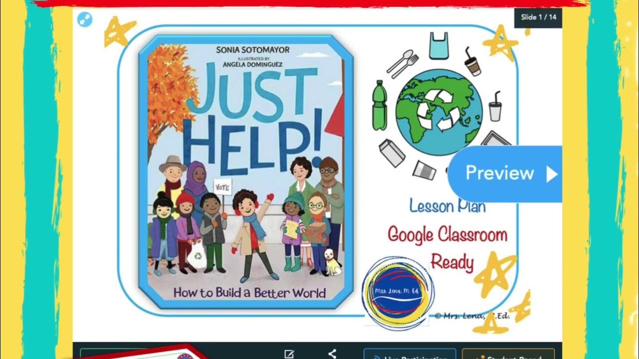 Just Help! How to Build a Better World by Sonia Sotomayor Lesson Video ...